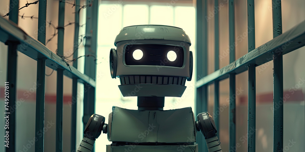 Jail, artificial intelligence robot prisoner, robots prison ...