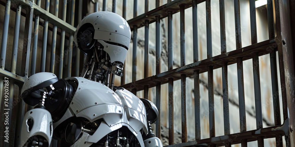 Jail, artificial intelligence robot prisoner, robots prison ...