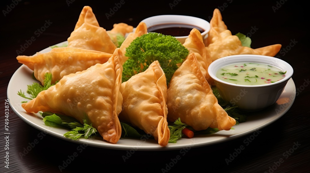 A Beautiful Picture of Samosa Spicy smosa iftaari dish Indian ramadan ...