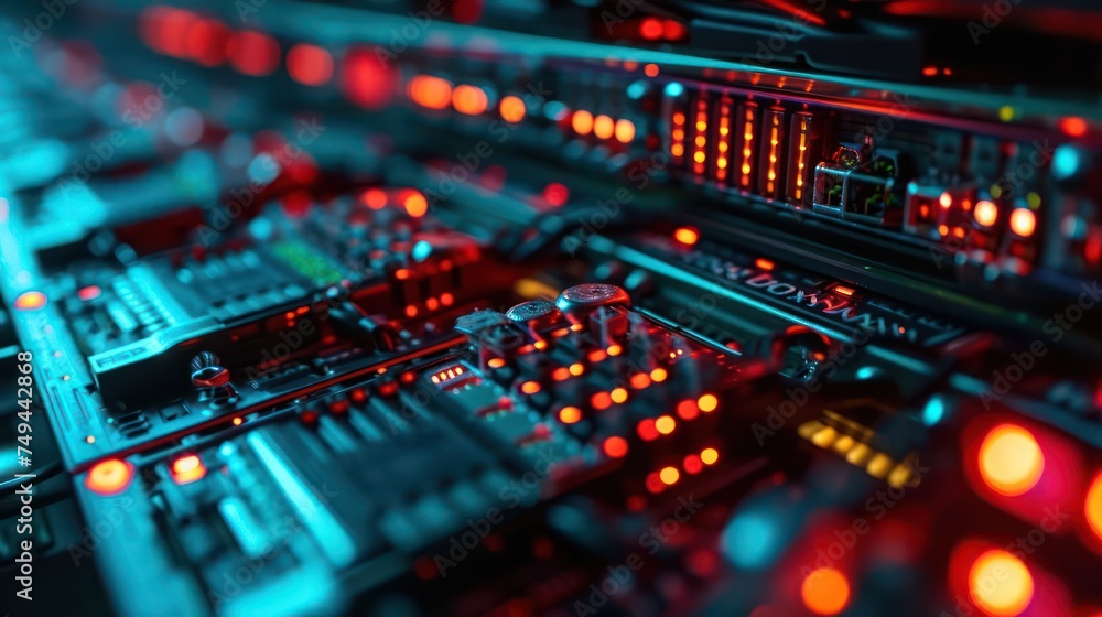 visual representation of firewalls and intrusion detection systems safeguarding a network ...