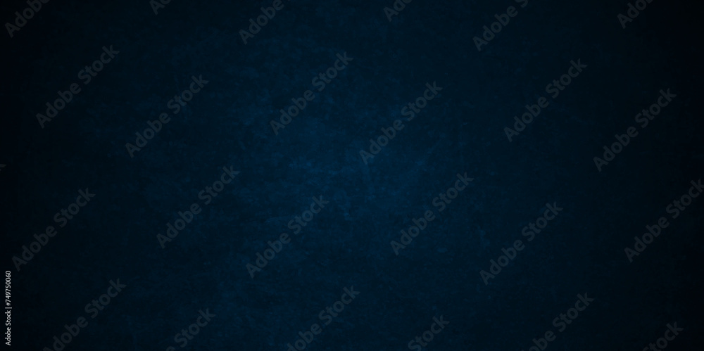 Grunge abstract Elegant dark solid blue background with elegant border ...