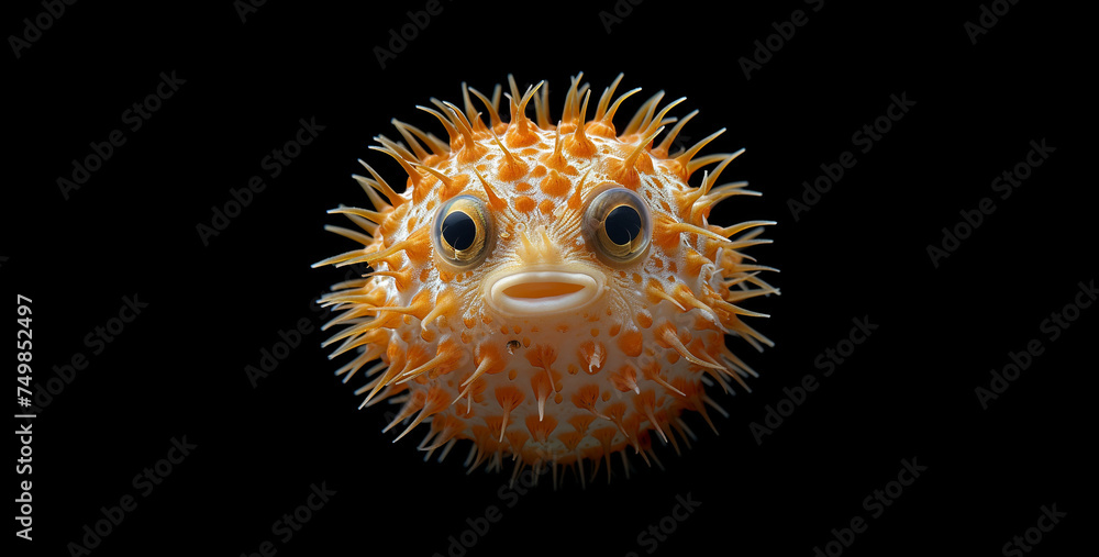 Fascinating Puffer Fish Inflating Showcase the unique defense mechanism ...