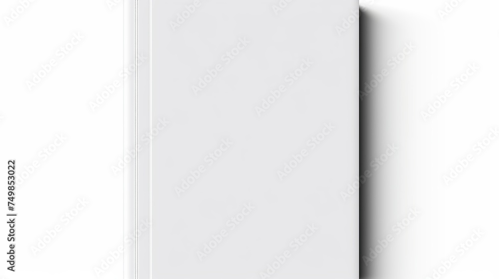 Stock-Illustration „Vertical Closed Book Mockup Isolated on Transparent ...
