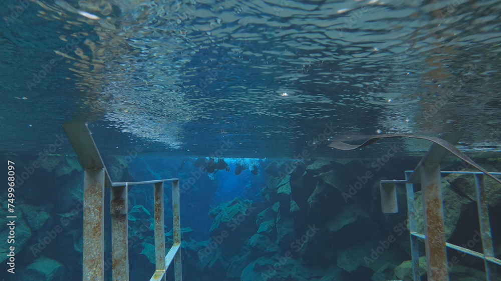 Silfra is a fissure between the North American and Eurasian tectonic ...