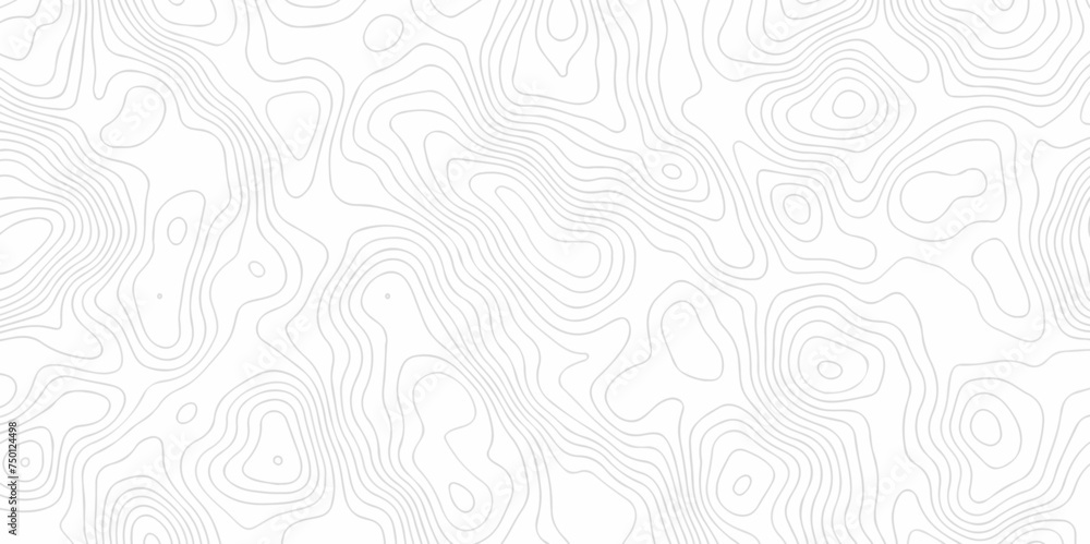 Lines Topographic contour lines vector map seamless pattern. Geographic ...