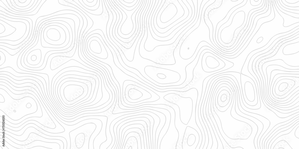 Lines Topographic contour lines vector map seamless pattern. Geographic ...