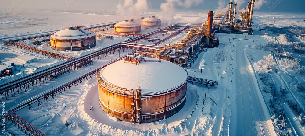 LNG Liquified Natural Gas terminal for country electric energy ...