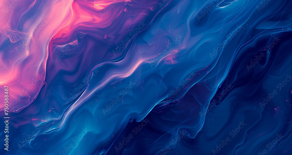 image of a colorful, abstract blue background, opacity and translucency ...