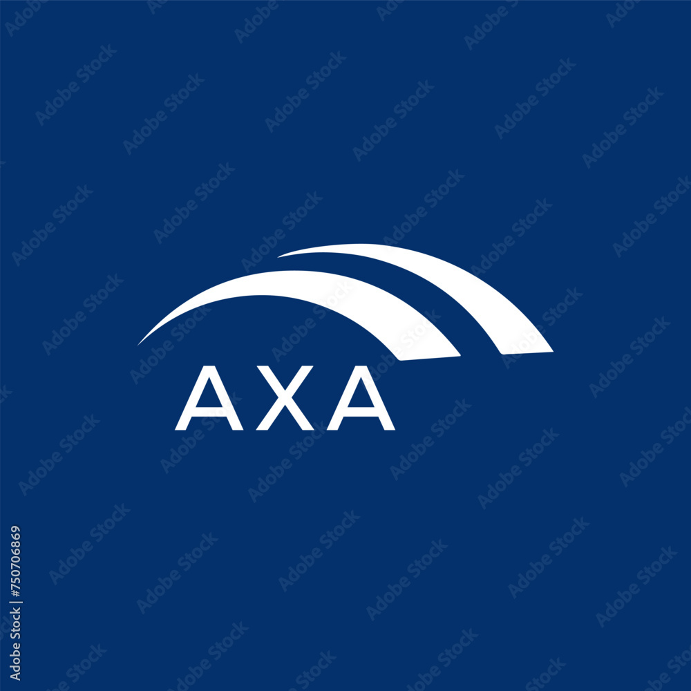 AXA logo design template vector. AXA Business abstract connection ...