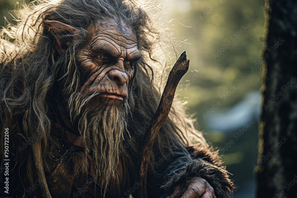 Picture of creepy ugly mysterious creature fantasy humanoid character ...