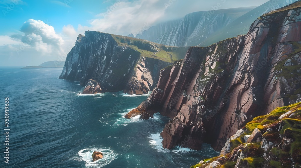 Kerry Cliffs, widely accepted as the most spectacular cliffs in County ...