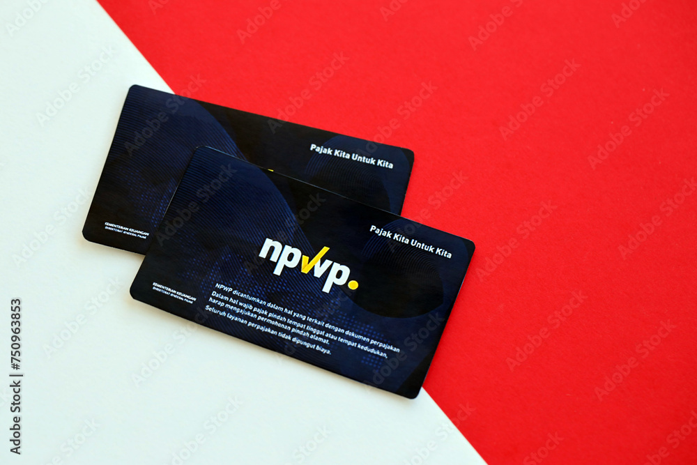 Indonesia NPWP new tax id Number card originally called Nomor Pokok ...