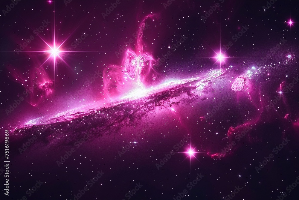 Behold the immense void of space, infused with dark matter, a ...