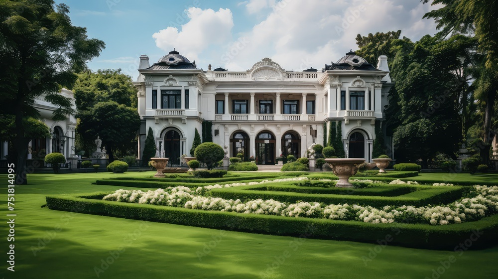 residence house mansion building Stock Photo | Adobe Stock