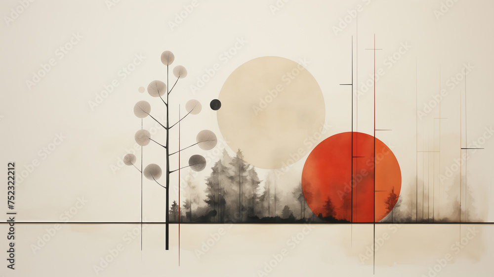 Illustration Stock Defined by clean lines and subtle gradients, the ...
