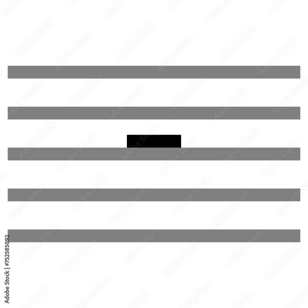 Transparent monochrome PNG of a minim rest as used in sheet music to ...