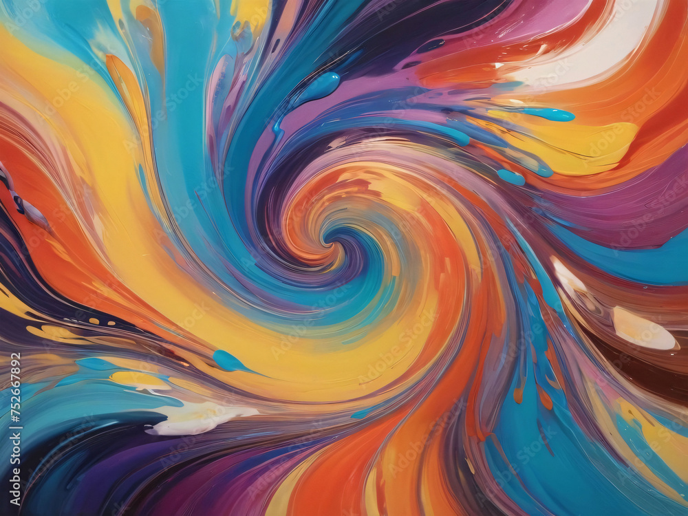 Abstract Liquid Paint Gradient Background. Immerse yourself in the ...