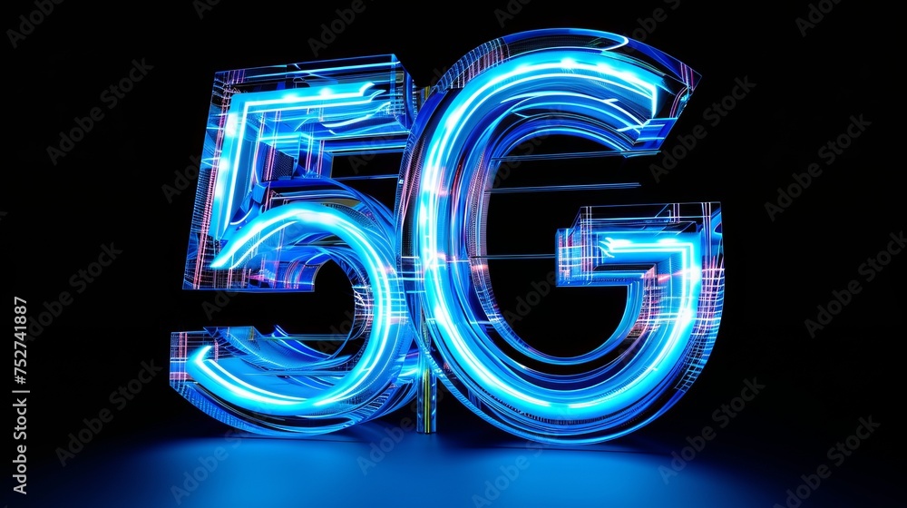 Stock-Illustration „5G Technology. The rollout of 5G is revolutionizing ...