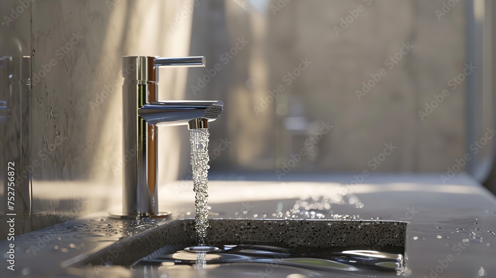 Water is pouring from the tap in the kitchen in the bathroom problems ...