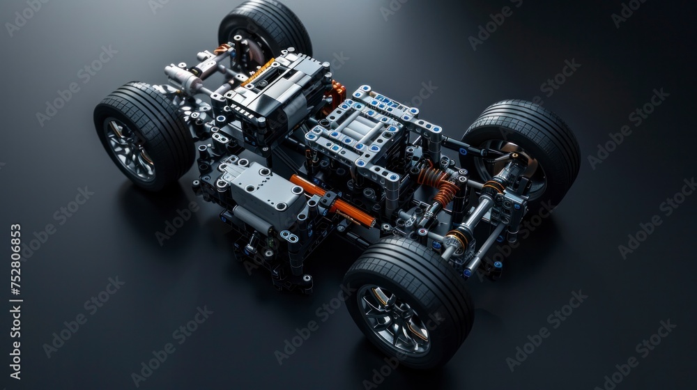 The engine roared as the piston moved up and down within the cylinder ...