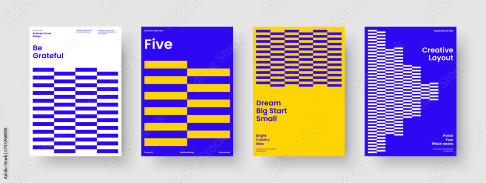 Geometric Report Design. Creative Poster Template. Modern Background ...