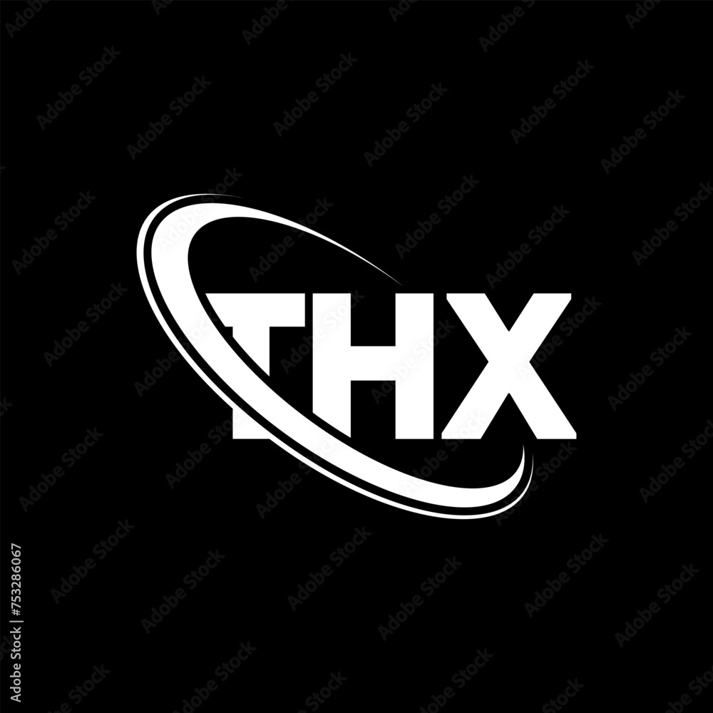 เวกเตอร์ Stock THX logo. THX letter. THX letter logo design. Initials ...