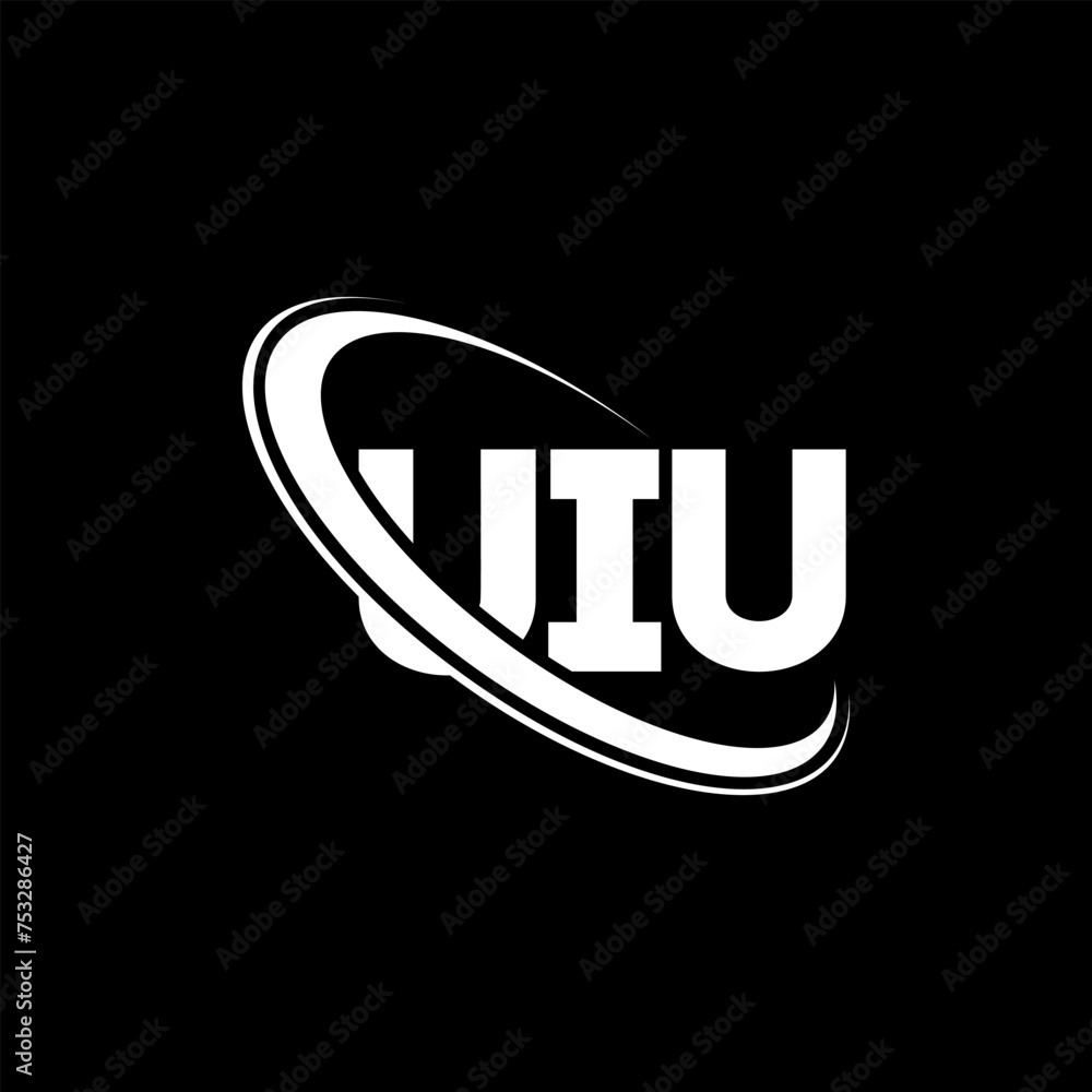 UIU logo. UIU letter. UIU letter logo design. Initials UIU logo linked ...