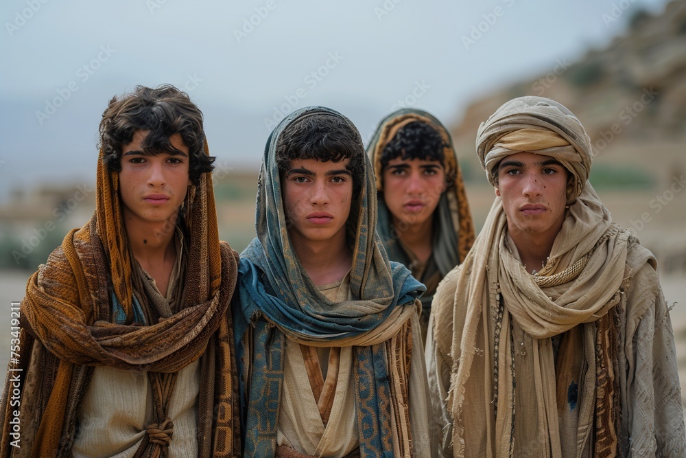 Four court servants of the king of Babylon from Israel - Daniel ...