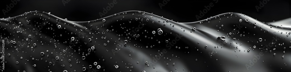 Minimal Black and White Water Drops, To provide a modern and stylish ...