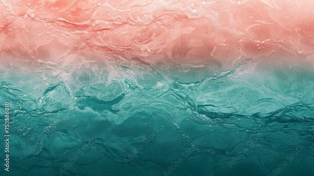 Coral Reef Dream - A gradient from coral pink to seafoam green ...