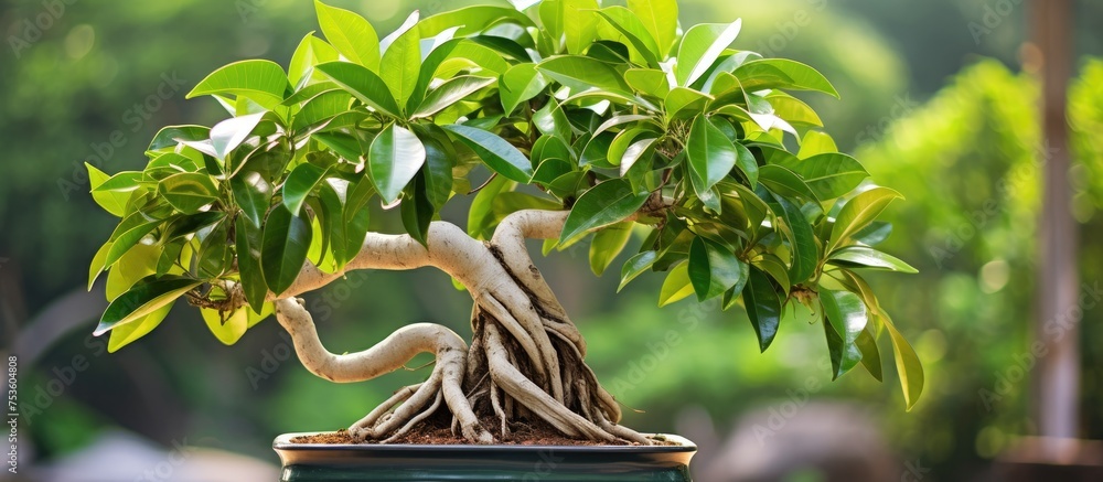 Foto de Stock Enchanted Bon Bon Tree Grows with Magical Roots in a ...