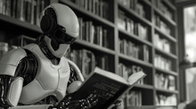 Robot Reading Information Free Stock Photo - Public Domain Pictures