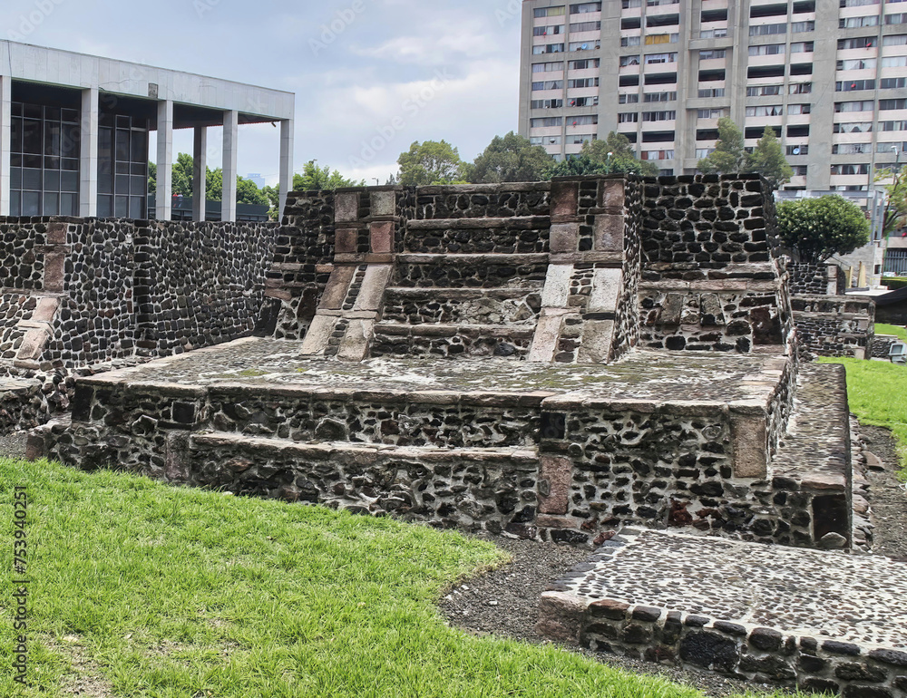 Stock-Foto „Tlatelolco was an important city of the Ancient Aztec ...