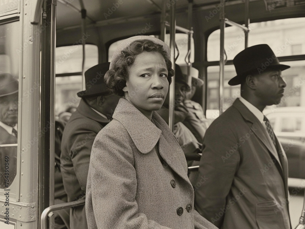 Montgomery Bus Boycott: Rosa Parks leading civil rights movement, one ...