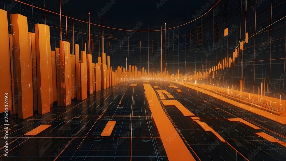 Decoding the Market: A Futuristic Visualization of Financial Data ...