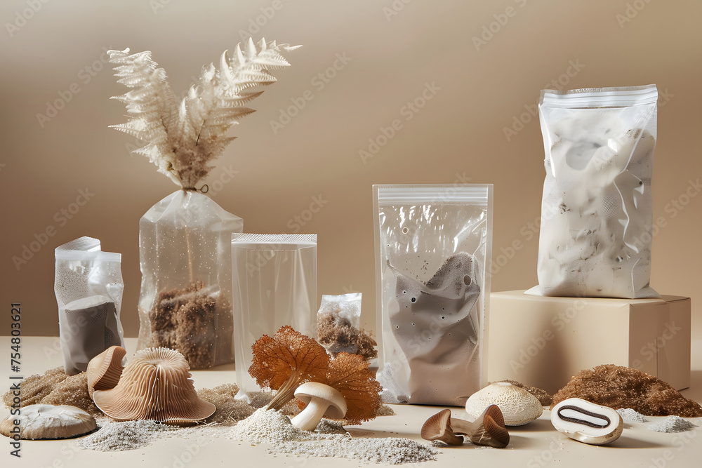 the utilization of mycelium-based packaging materials derived from ...