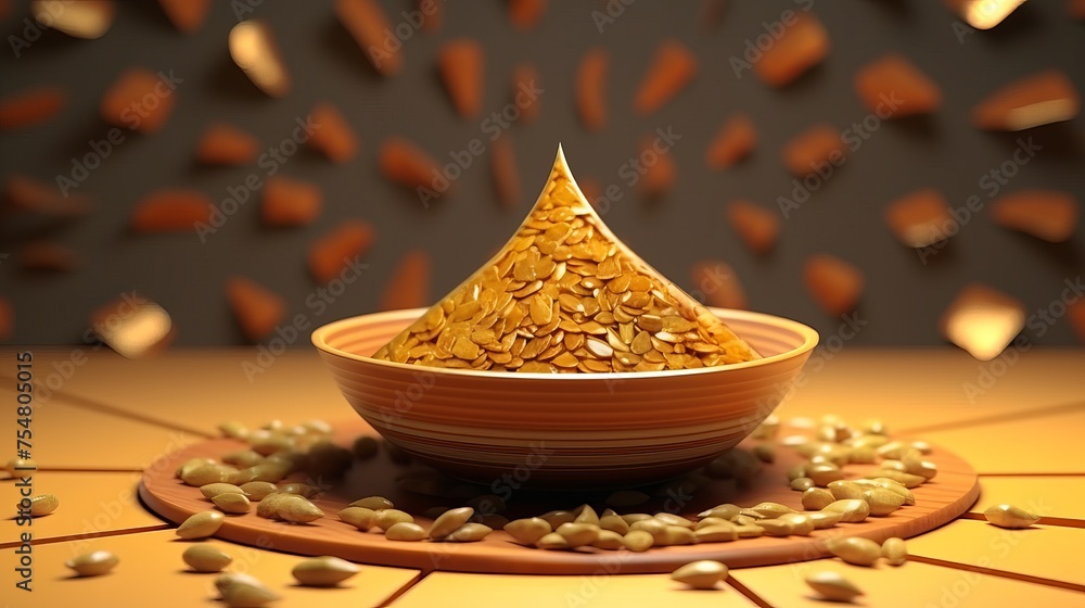 Ramadan foods, such as lentils, are creatively morphed into a mosque in ...