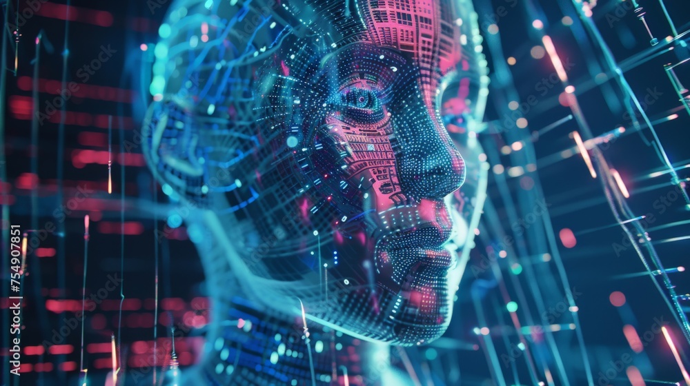 Ai or artificial intelligence program or software. knowledge ...