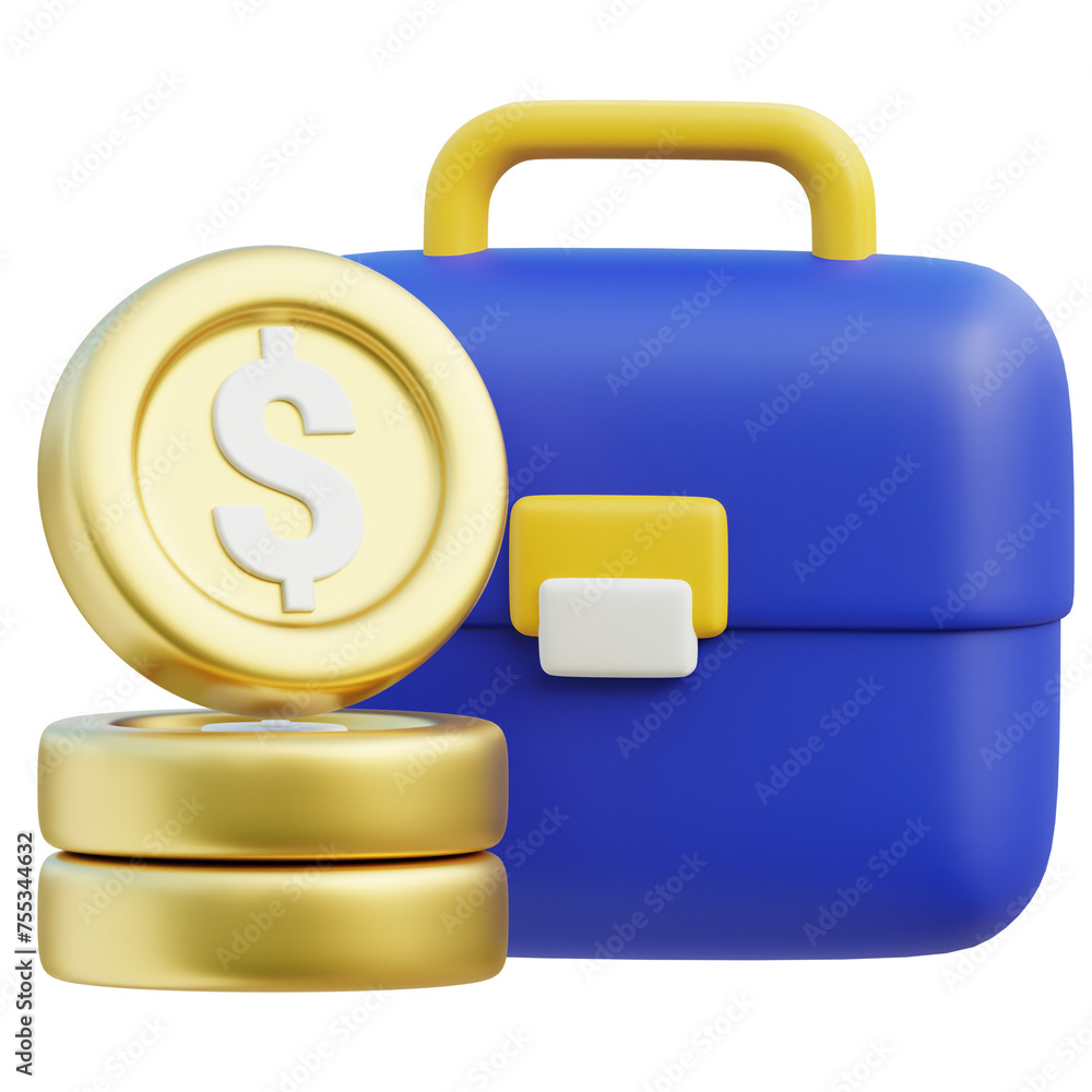 Financial Portfolio 3d, 3d icon, 3d illustration, style, render ...