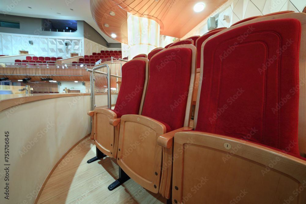 Seats in Moscow State Music Theatre of Russian folk song concert hall ...
