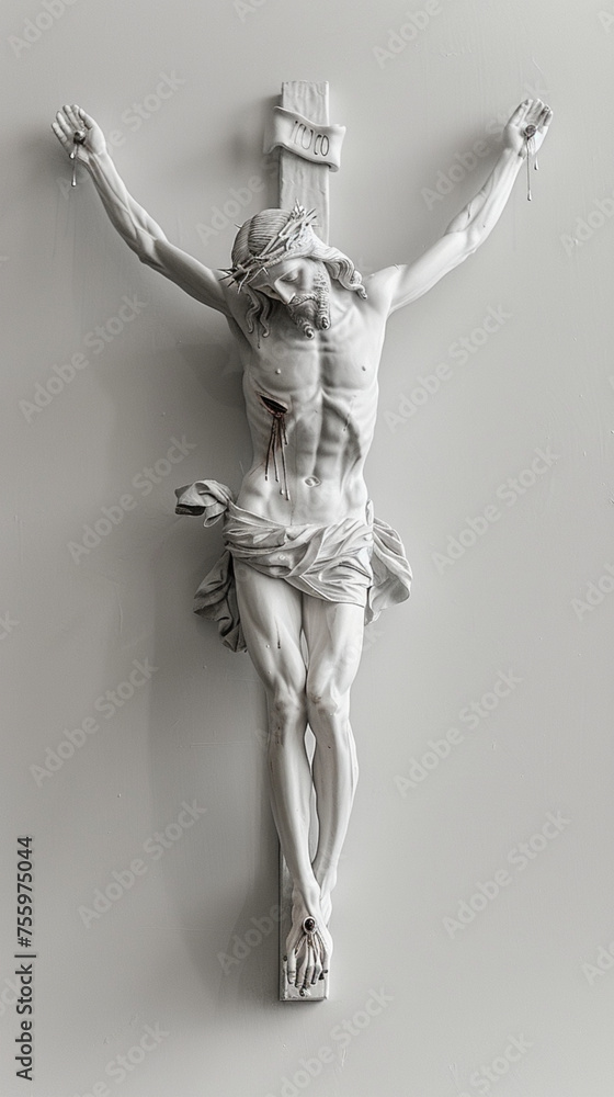 Holy Incarnation: Portrait of the Crucifixion of the Blessed with Pure ...