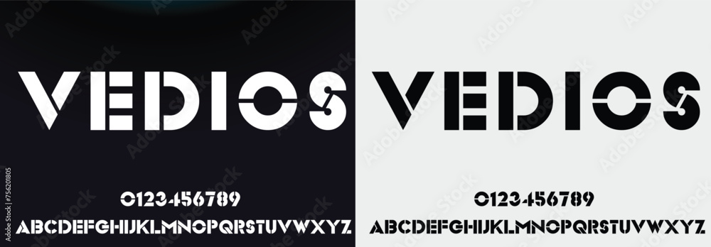 Robotic technology style alphabet. Futuristic Geometric font for modern ... Robotic technology style alphabet. Futuristic Geometric font for modern ...