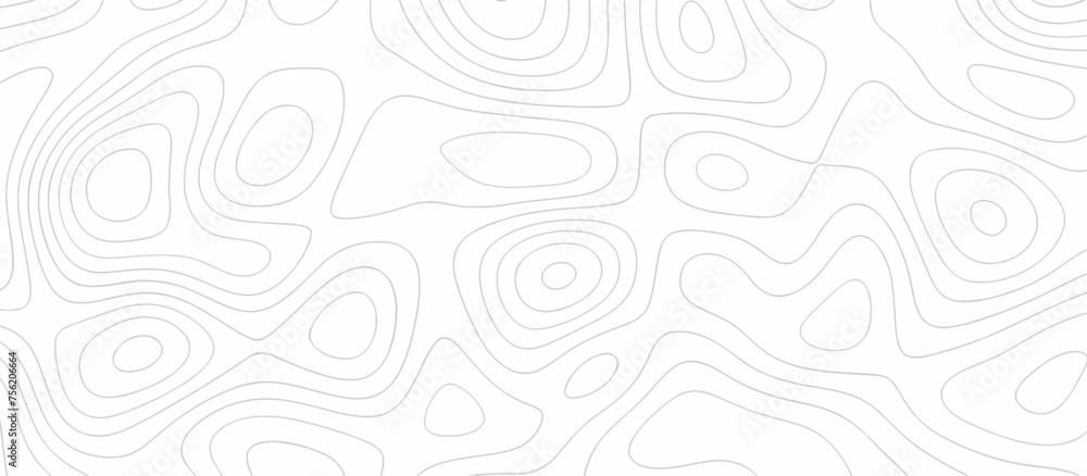 Abstract topography wavy line map background. vector illustration ...