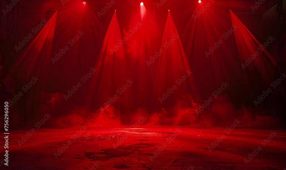 dynamic red gritty spotlight stage design, wwe style edged background ...