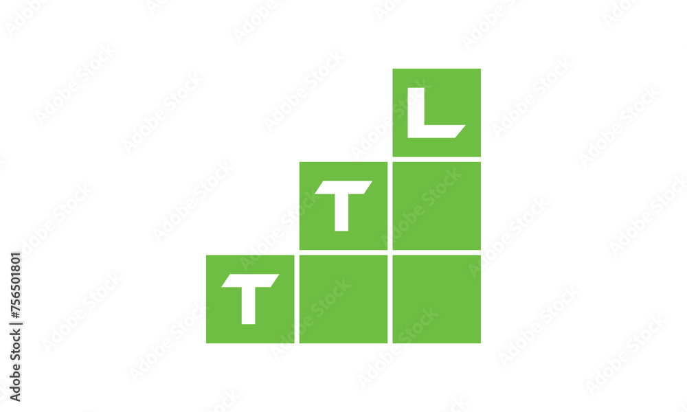 TTL initial letter financial logo design vector template. economics ...