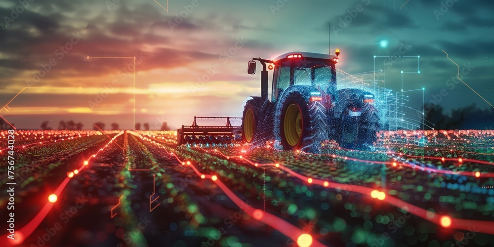 The concept of automation and the use of artificial intelligence in agriculture when processing ...