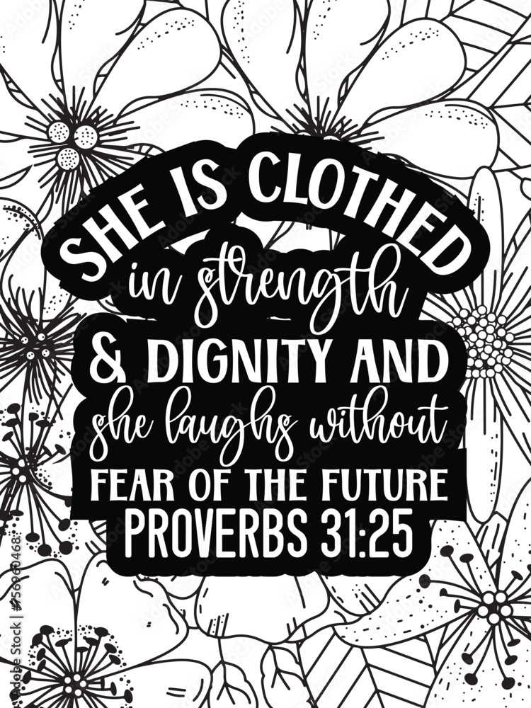 Strong-Woman Quotes Coloring pages. All these designs are unique ...