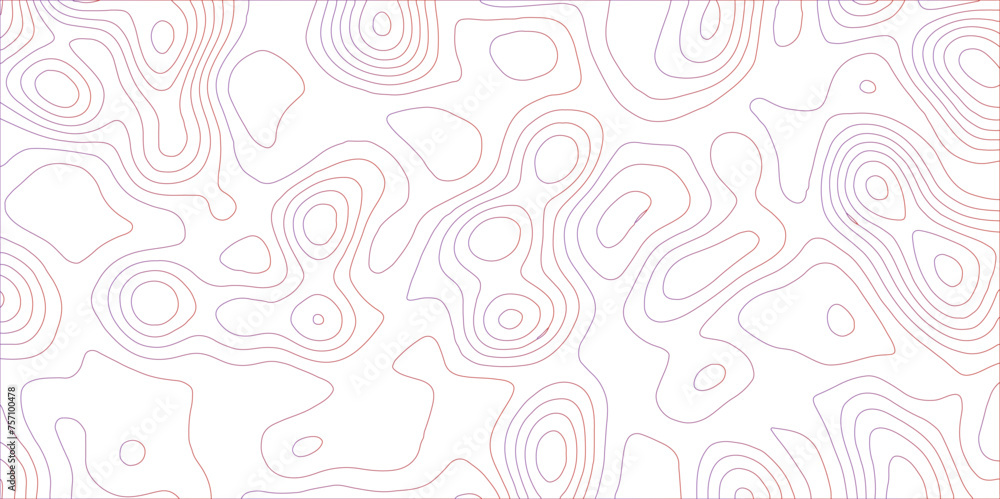 Abstract background with topographic map colorful background. The ...