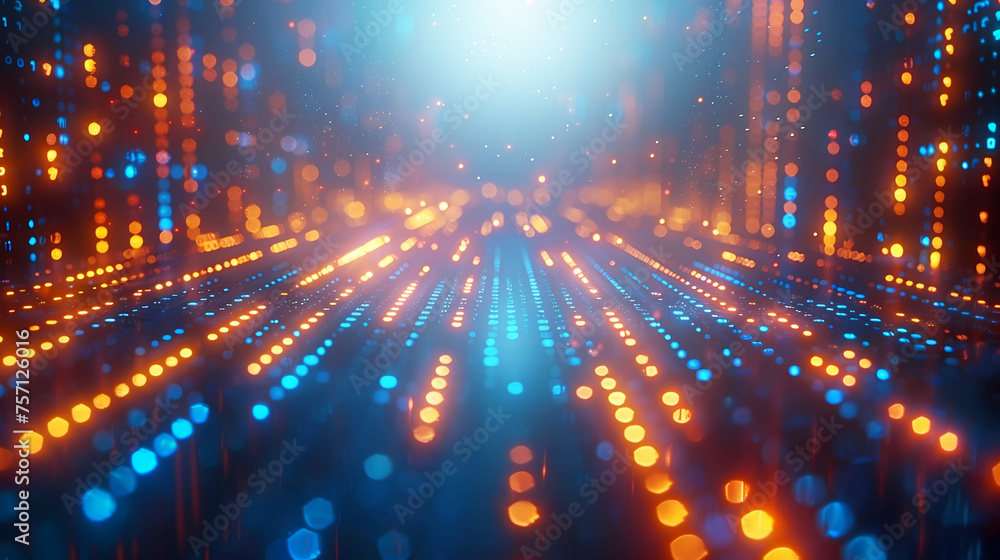 Abstract technology background of high speed global data transfer ...