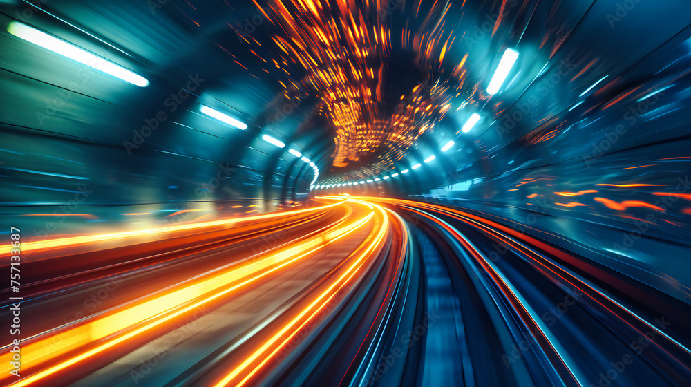 Blurring the Lines of Movement: A High-Speed Journey Through a Modern ...